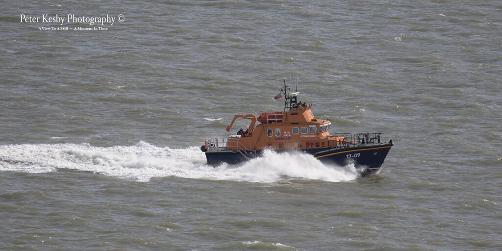 Dover Lifeboat viewed From White Cliffs – Peter Kesby Photography