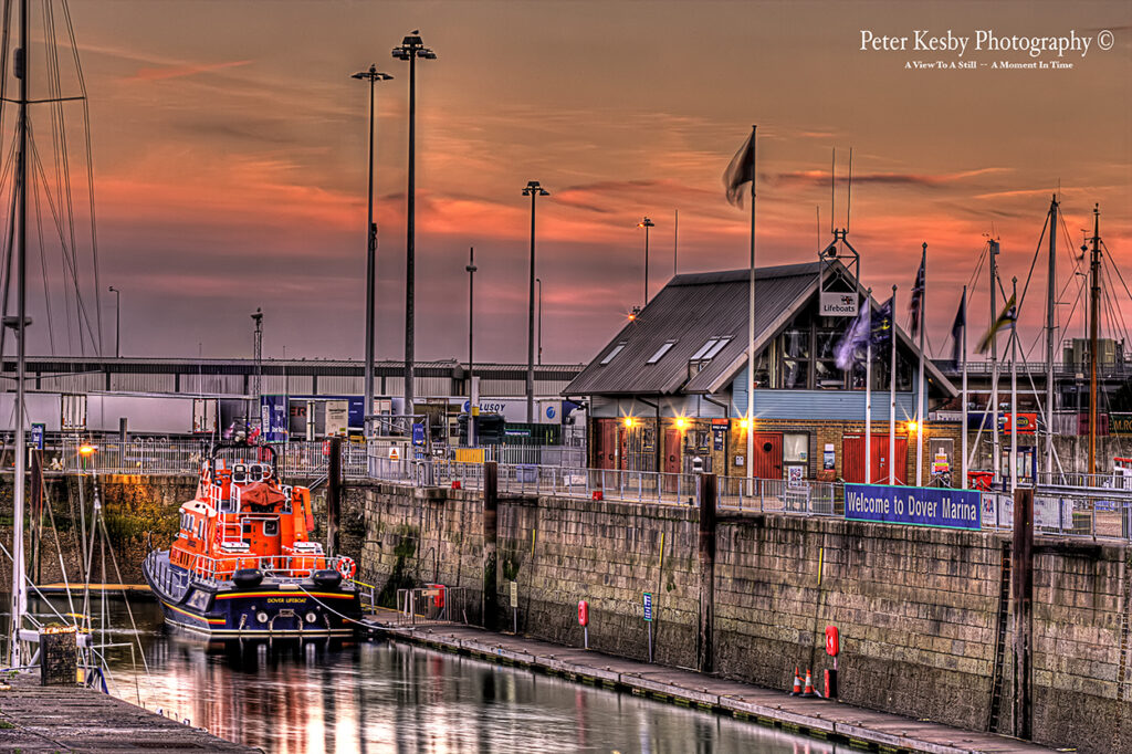 RNLI – Dover Lifeboat – Sunset – Peter Kesby Photography