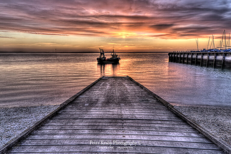Fishing Boat – Whitstable – Sunset – #2 – Peter Kesby Photography